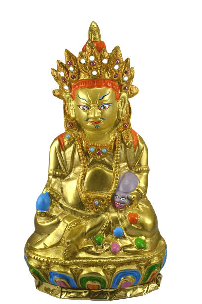 Yellow Dzambhala/Kubera Statues THE BUDDHIST SHOP